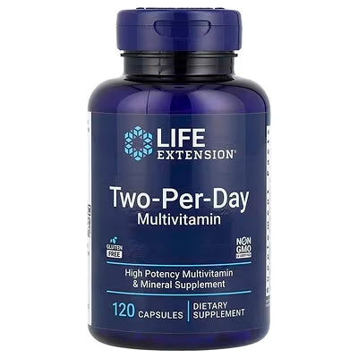 Life Extension, Two-Per-Day Multivitamin, V2, 120 Capsules – UBYCW